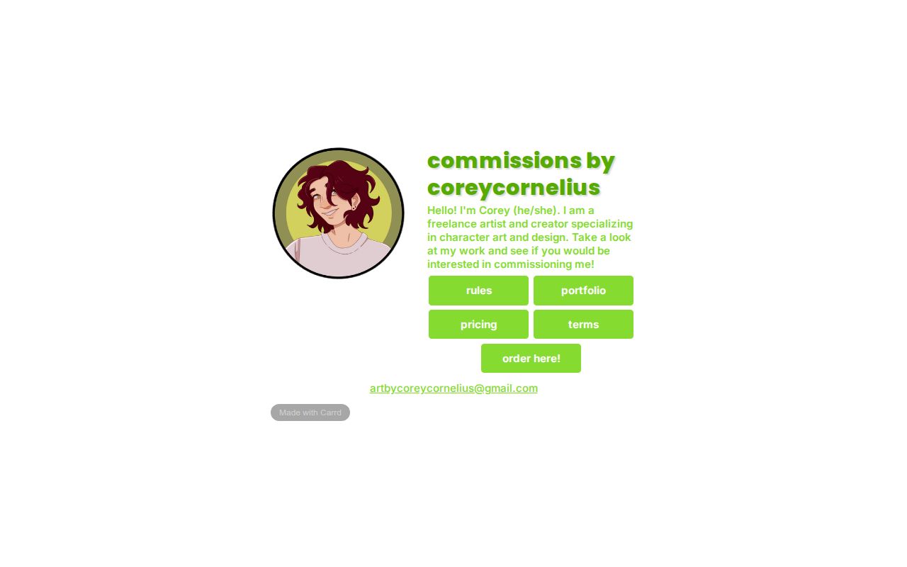 corey's commissions